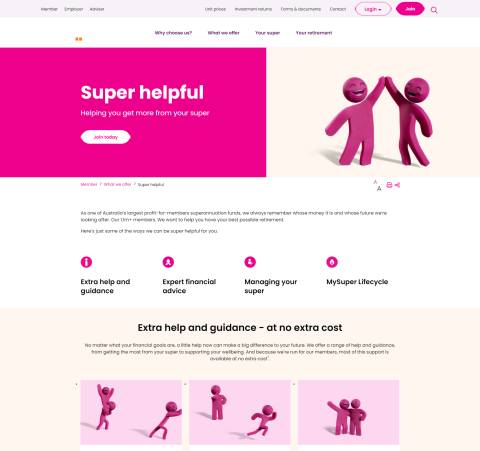 Super helpful | Aware Super - Australian Superannuation Fund